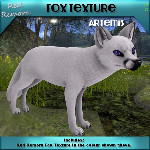 Second Life Marketplace - !Nightsong Red Remora Fox Texture: Artemis