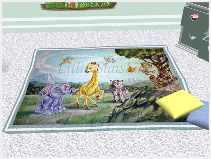 Second Life Marketplace - εїз ☀ Nursery Rug - Friends Forever ...