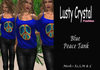 Second Life Marketplace - LC Peace tank blue BOXED