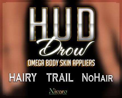 Second Life Marketplace - *Nivaro* Omega Appliers - Body Skin - Drow Tone