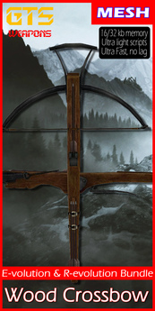 Second Life Marketplace - [GTS] Wood Crossbow