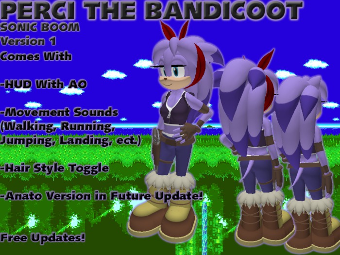 Second Life Marketplace - (LCD) Perci the Bandicoot