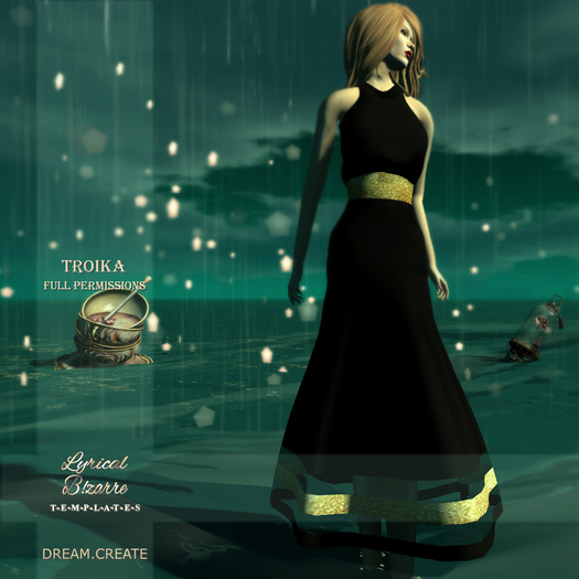 Second Life Marketplace - !Lyrical B!zarre Templates! - Troika MESH FP