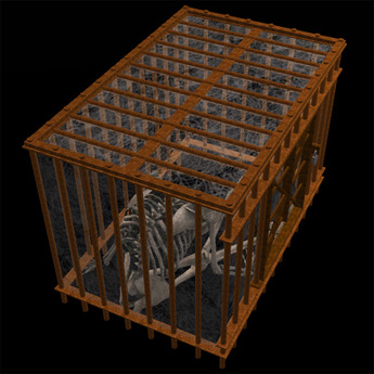 Second Life Marketplace - Caged Skeleton 2 – Copyable halloween/dead ...