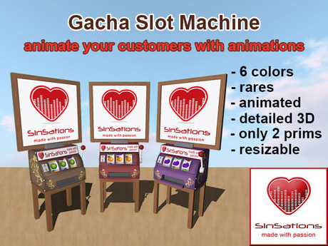 Second Life Marketplace - [SinS]-Gacha Slot Machine