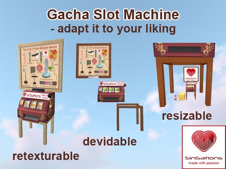 Second Life Marketplace - [SinS]-Gacha Slot Machine *DEMO*