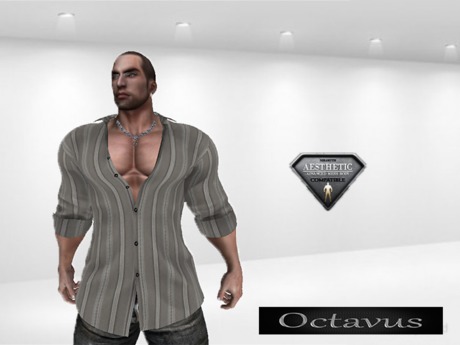 Second Life Marketplace - {OCTAVUS} - shirt striped - 0002