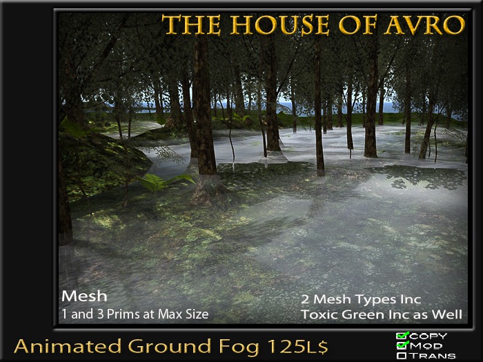 Second Life Marketplace - Halloween - Animated Ground Fog - Mesh - 3D ...