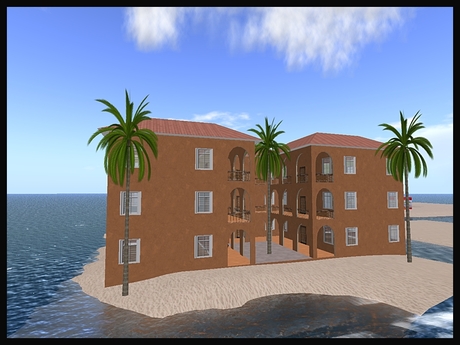 Second Life Marketplace - The Gables Apartment Building Townhouses ...