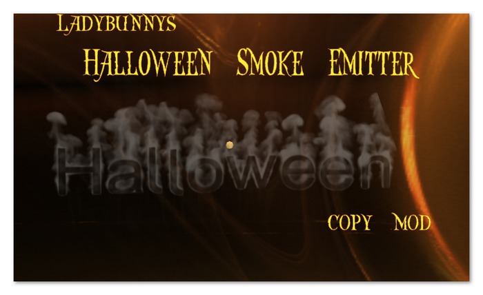 Second Life Marketplace - ~Hauntingly Halloween~Halloween Smoke Emitter