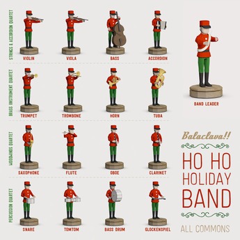 Second Life Marketplace - BALACLAVA!! Ho Ho Holiday Band Full Set