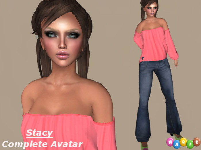 Second Life Marketplace - [Marie Avatars] Stacy Complete Avatar 2015