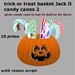 Second Life Marketplace - Trick or treat basket Jack O - candy canes 2