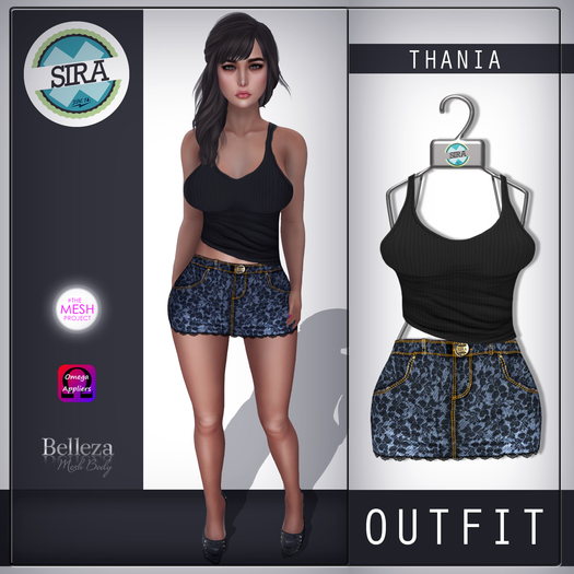 Second Life Marketplace - SIRA [Mesh Body] - Thania Outfit
