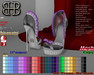 Second Life Marketplace - !!BHB!! LINDA GLAM glass slippers matte HEELS ...