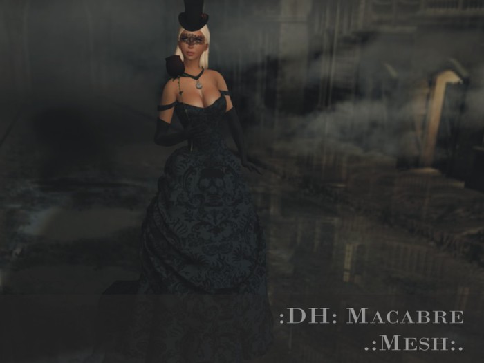 Second Life Marketplace - :DH: Halloween Dress ~Macabre~