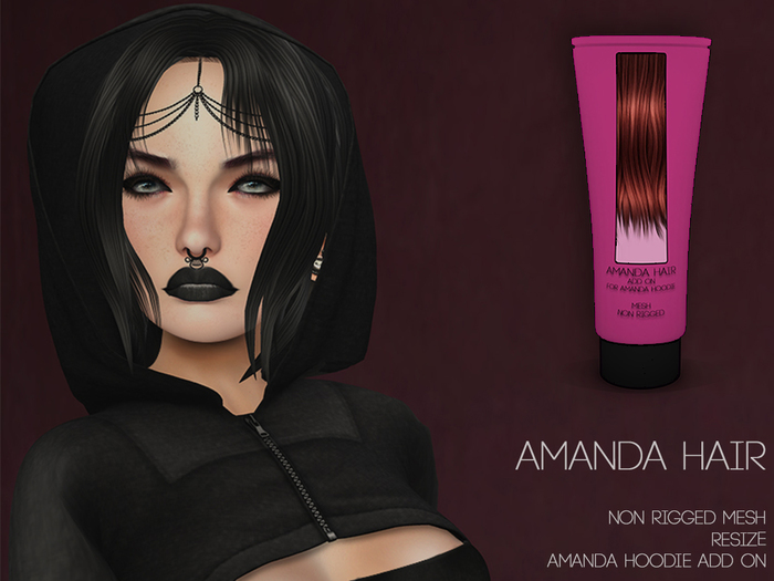 Second Life Marketplace - .:cheeky:. Amanda Hair - add on for Amanda ...