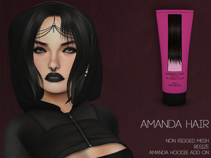 Second Life Marketplace - .:cheeky:. Amanda Hair - add on for Amanda ...