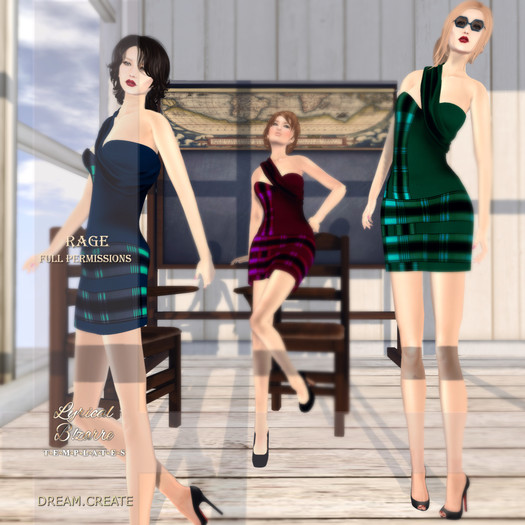 Second Life Marketplace - !Lyrical B!zarre Templates! - Rage MESH FP
