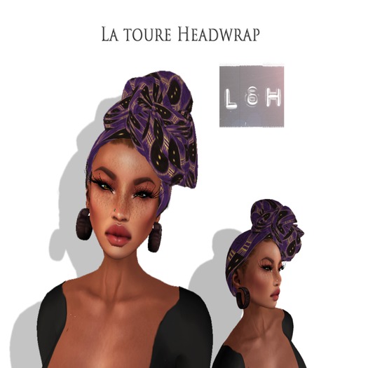 Second Life Marketplace - L&H :: Head wrap La toure ::Nigeria