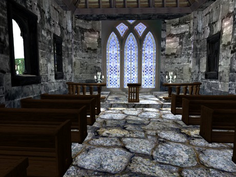 Second Life Marketplace - PREFAB "The Dark Church" Gothic Church from ...