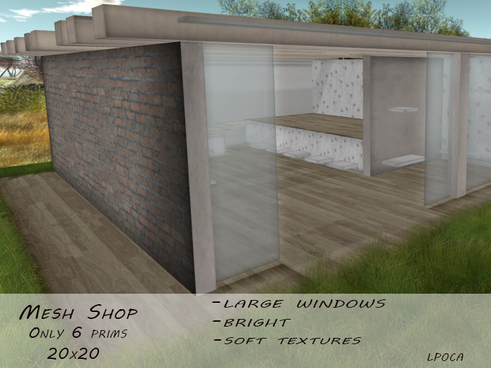 Second Life Marketplace - -LpOca-Mesh Shop 6 Prims