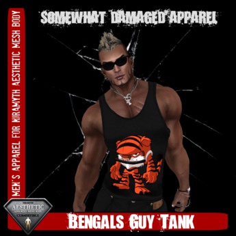 Second Life Marketplace - SDA - Tank - Bengal Guy - (AESTHETIC MALE ...