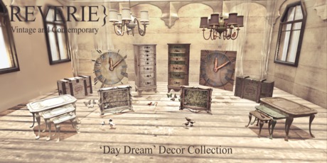 Second Life Marketplace - {Reverie} Day Dream - Wooden Bird Gang - Vintage