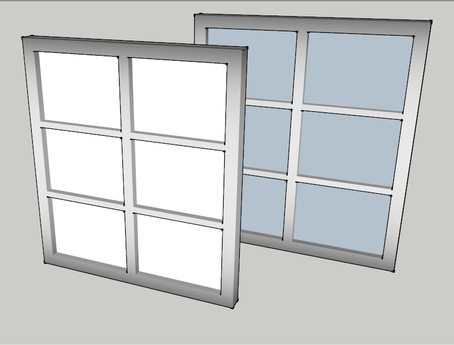 Second Life Marketplace - Window Mesh With 6 Cells,In Style "REHAU".On ...