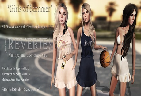 Second Life Marketplace - {Reverie} The Girls of Summer - Dresses ...