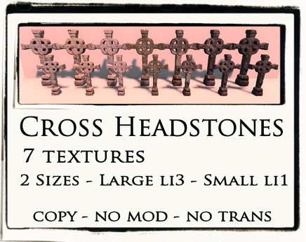 Second Life Marketplace - GRAVE STONES FAT PACK