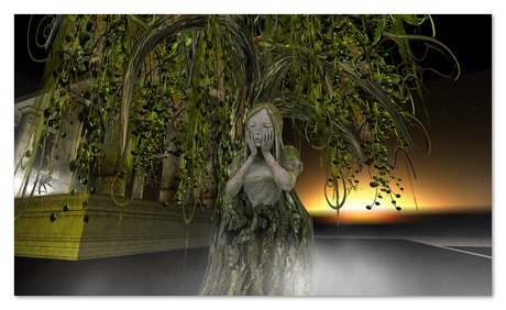 Second Life Marketplace - ~Hauntingly Halloween~Halloween Crying Girl Tree