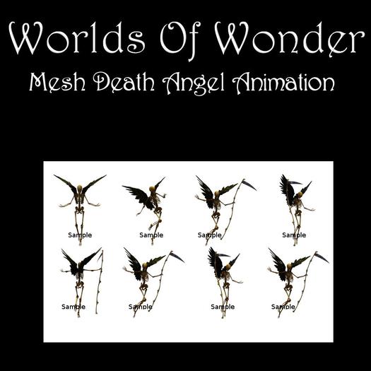 Second Life Marketplace - WoW Mesh Death Angel Animation - Boxed