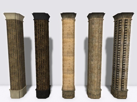 Second Life Marketplace - Square Columns Mesh