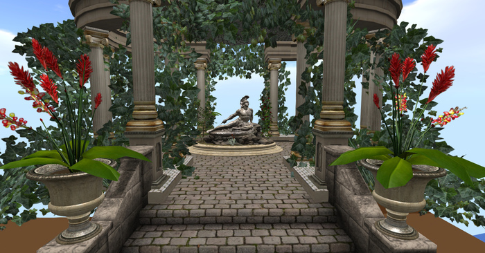 Second Life Marketplace - Roman Gazebo The porch of Achille