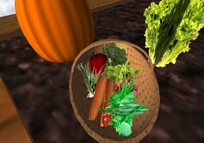 Second Life Marketplace - Garden Vegetable Basket*