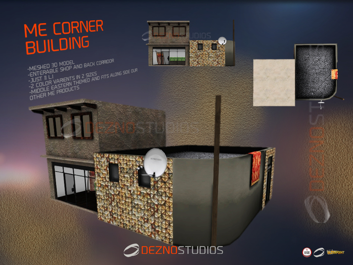 Second Life Marketplace - [DS] ME Corner Building