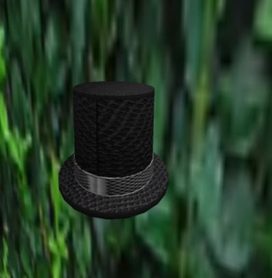 Second Life Marketplace - *Zylinder schw Leder color changer Band rund box