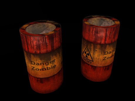 Second Life Marketplace - Zombie Barrel - Halloween