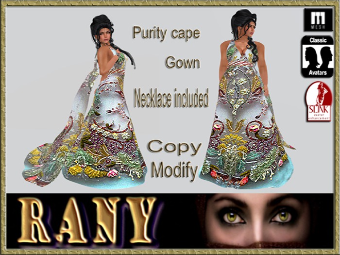 Second Life Marketplace - ~RANY~Purity Cape Gown