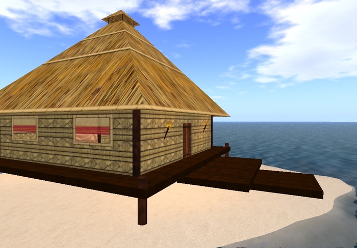 Second Life Marketplace - Small Tiki House