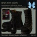 Second Life Marketplace - Brian shoes BLACK