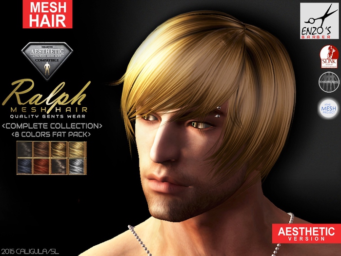 Second Life Marketplace - CA AESTHETIC MESH HAIR RALPH