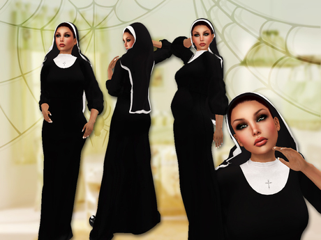 Second Life Marketplace - MW Nun Too Pleased Maternity Costume Maitreya ...