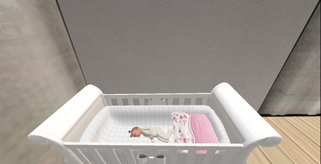 Second Life Marketplace - B&K~blanket baby prim / pink flowers