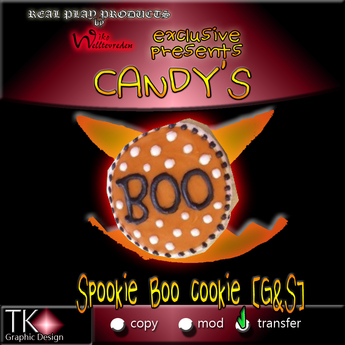 Second Life Marketplace - CANDYs * Spookie Boo Cookie * Horror & Halloween [G&S compatible]