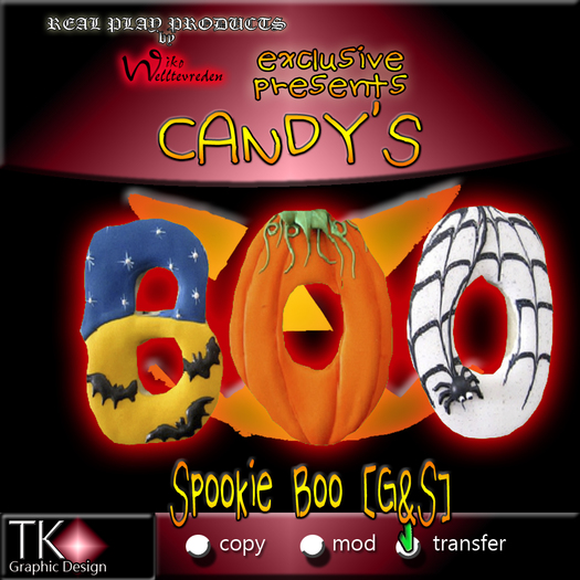 Second Life Marketplace - CANDYs * Spookie Boo * Horror & Halloween [G&S compatible]