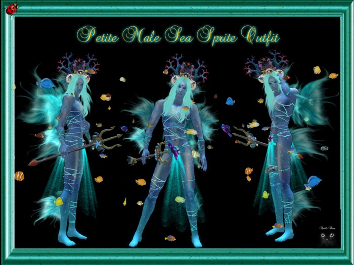 Second Life Marketplace - Petite Male Sea Sprite outfit