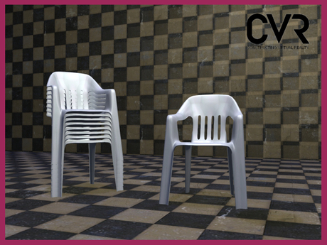 Second Life Marketplace - Plastic chair set