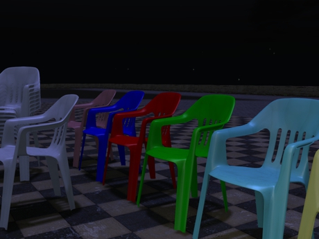 Second Life Marketplace - Plastic chair set